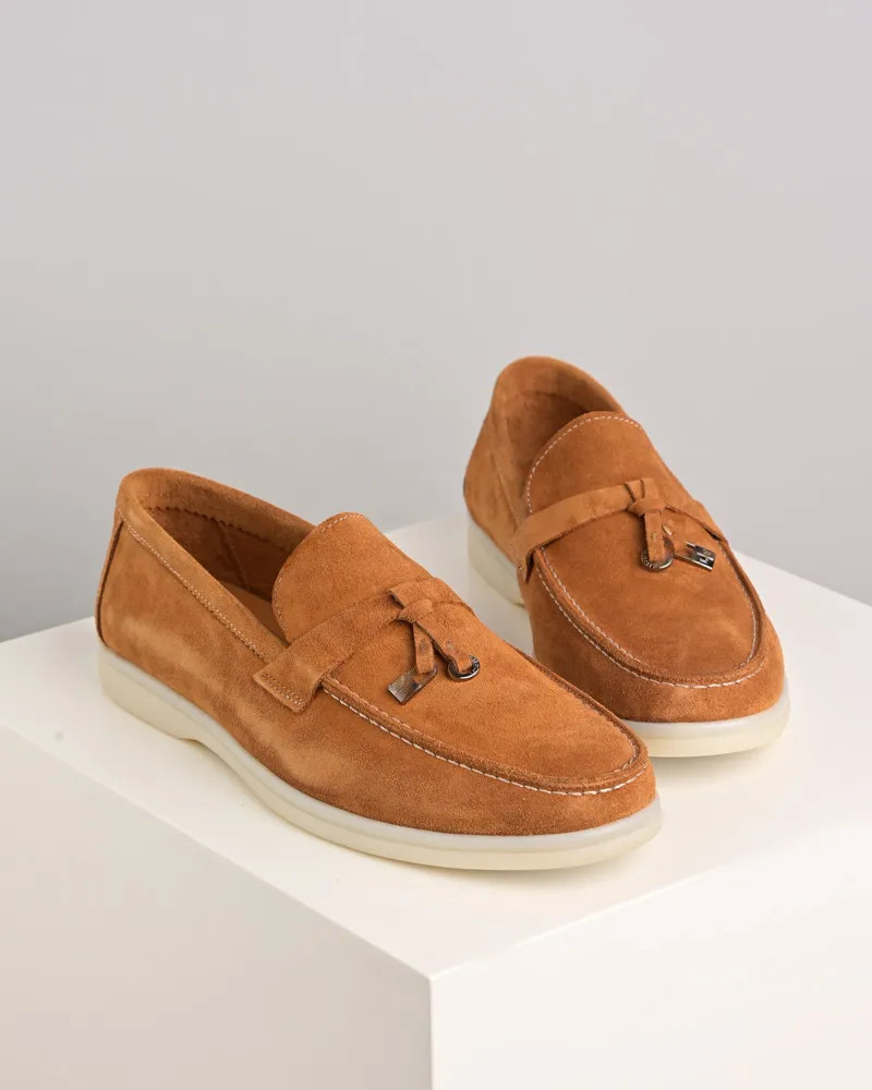 Muške kožne mokasine M301/15 kamel