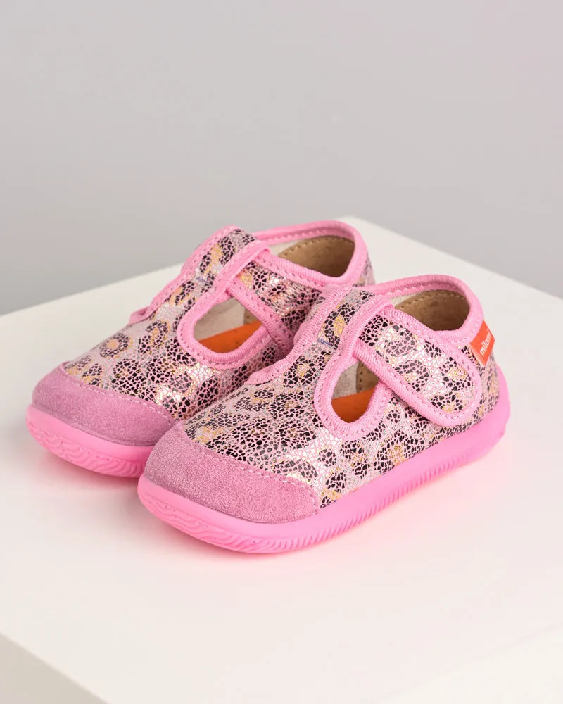 Patofnice sa kožnim anatomskim uloškom 226/10 pink svetlucave