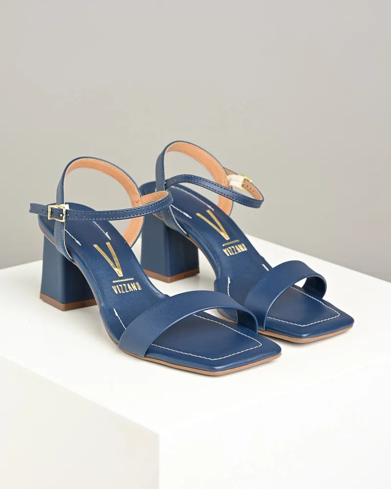 Sandale na štiklu 6455.101.7286 teget