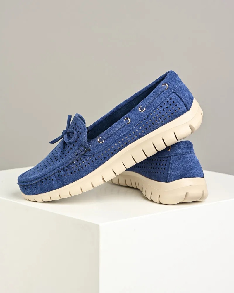 Ženske mokasine C52 teget