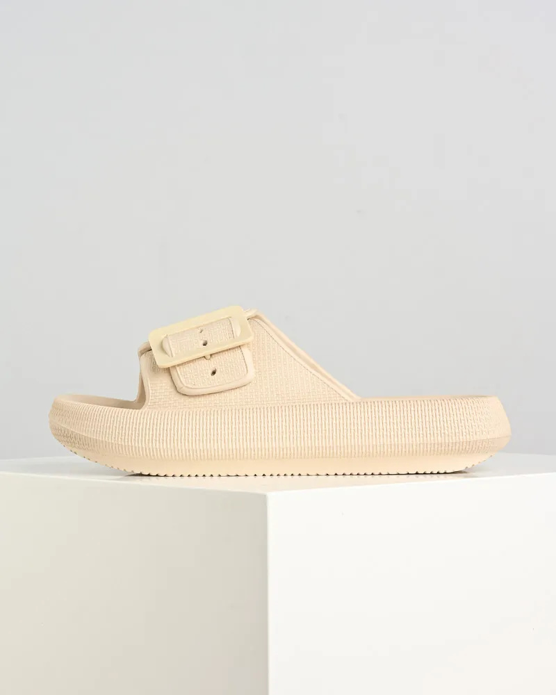 Gumene ženske papuče LP802401 bež