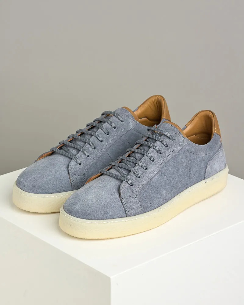 Kožne muške patike/cipele A5006 sive