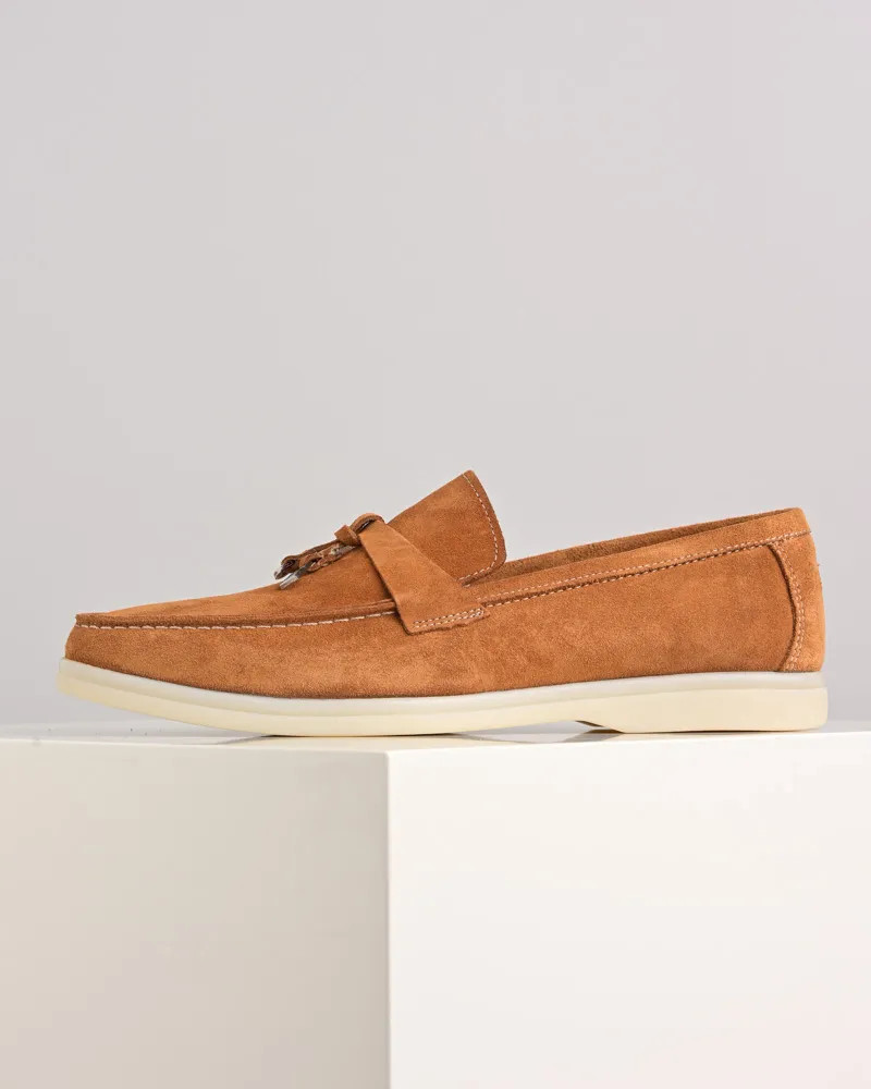 Muške kožne mokasine M301/15 kamel