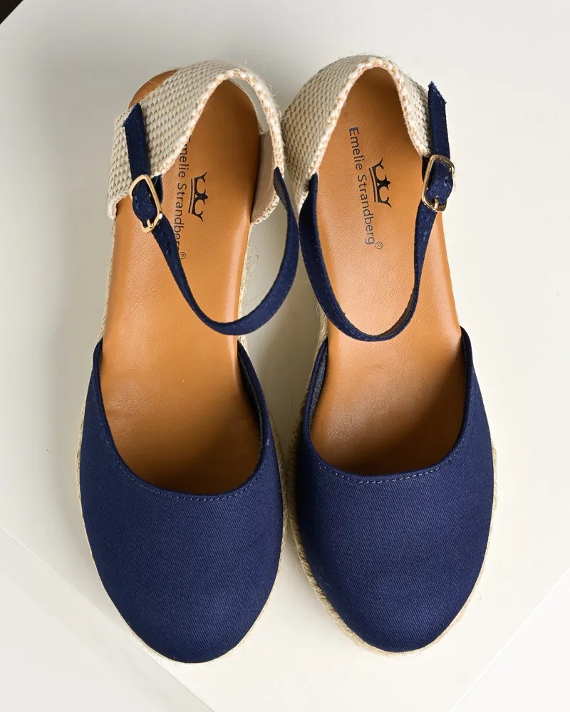 Sandale na platformu S416 teget