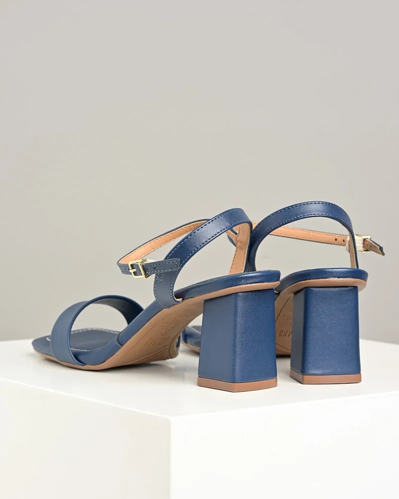 Sandale na štiklu 6455.101.7286 teget