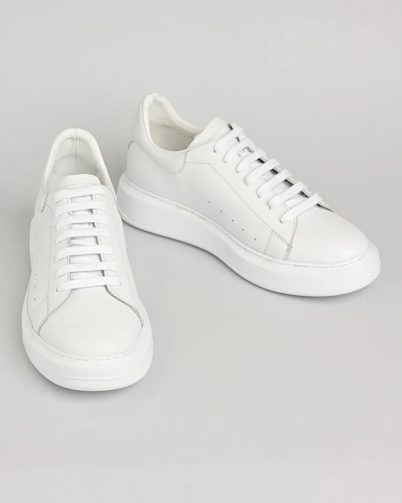 Kožne muške patike/cipele 0-35 bele