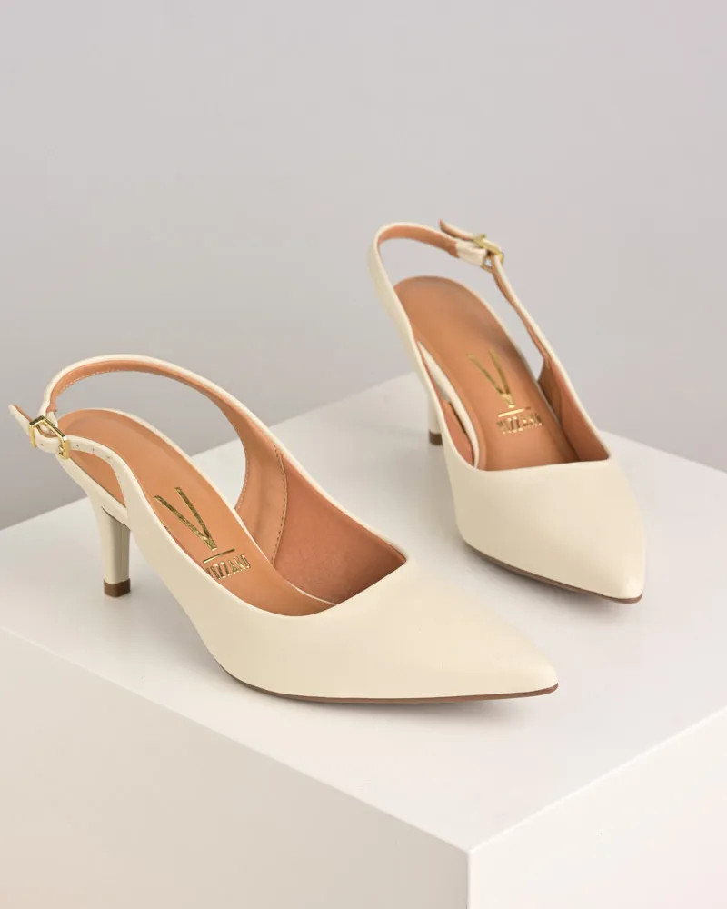 Ženske cipele sa otvorenom petom 1185.700.7286 bele