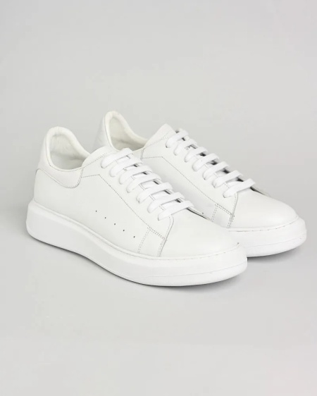 Kožne muške patike/cipele 0-35 bele