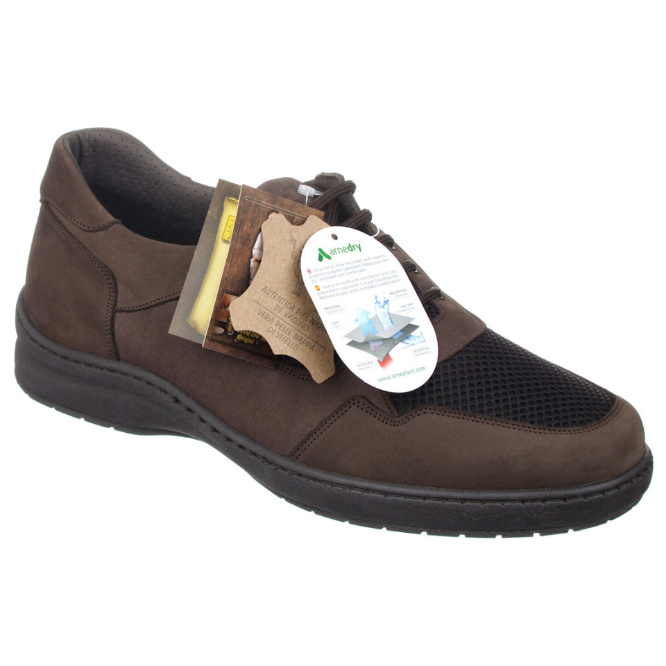 Pantofi de vara ortopedici barbati Pinosos 8124H maro