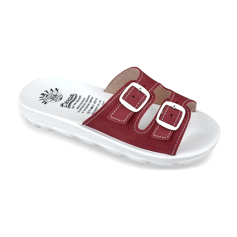 Papuci de vara, ortopedici, bordo, dama, Mjartan 2818-N16