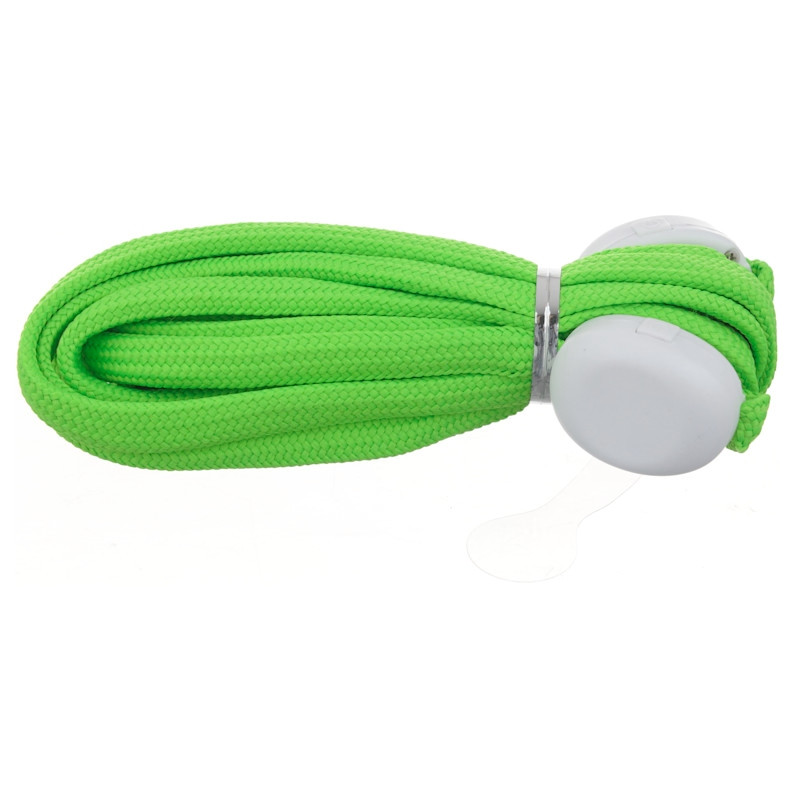 Sireturi cu LED, verde neon, 120 cm, 3 moduri de iluminare