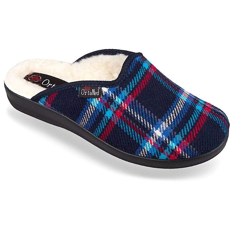 Saboti de casa ortopedici imblaniti barbati Mjartan 808-K23