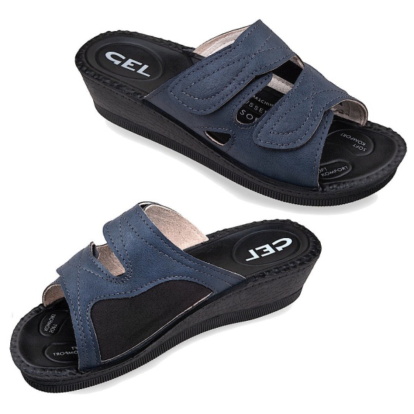 Papuci ortopedici, pentru monturi, dama, Mjartan 2817-G13 bleumarin