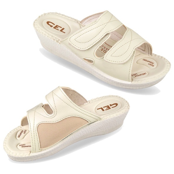 Papuci ortopedici, pentru monturi, dama, Mjartan 2817-G09 crem
