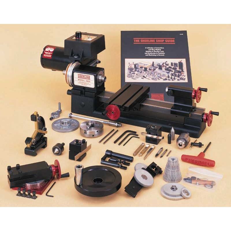 Pachet mini strung de banc Sherline 4100-C