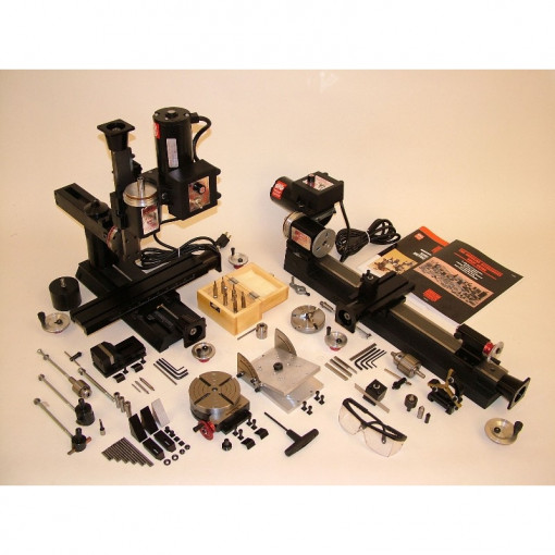 Pachet mini strung si mini freza 6210 CNC