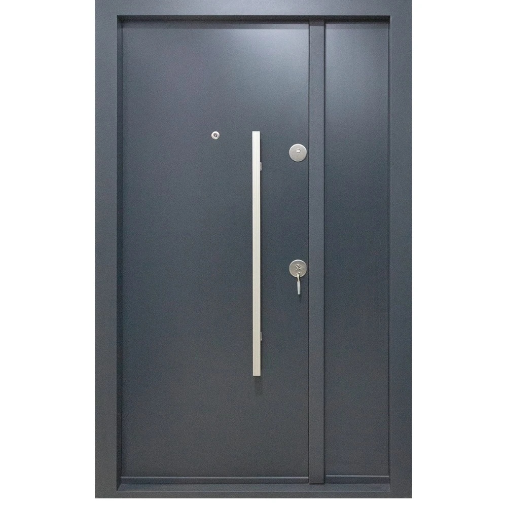 Usa metalica dubla de exterior cu izolatie si vizor Novo Doors NDS1200 ...