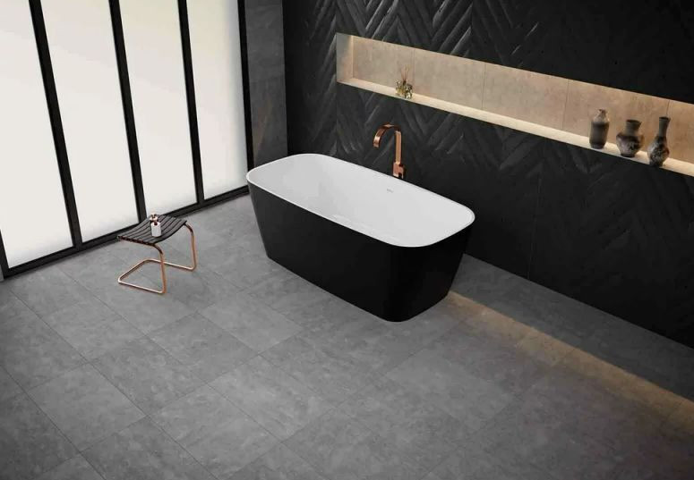 Cada freestanding VOLANS neagra EverHard fara preaplin ventil click ...