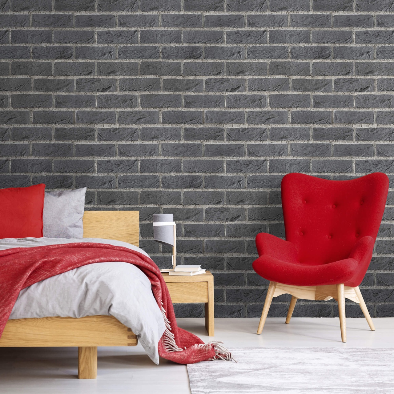 Caramida aparenta Amstel Midnight 21.2x6x1.5cm - Unimat.ro