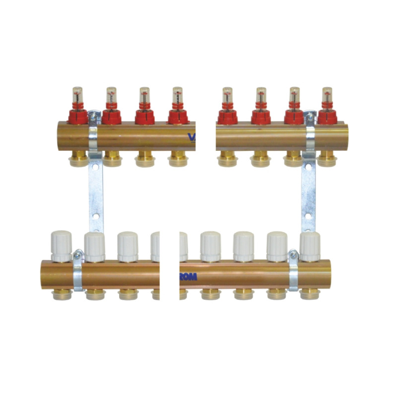 Kit Distribuitor/Colector Eurocon cu Debitmetre - Unimat.ro