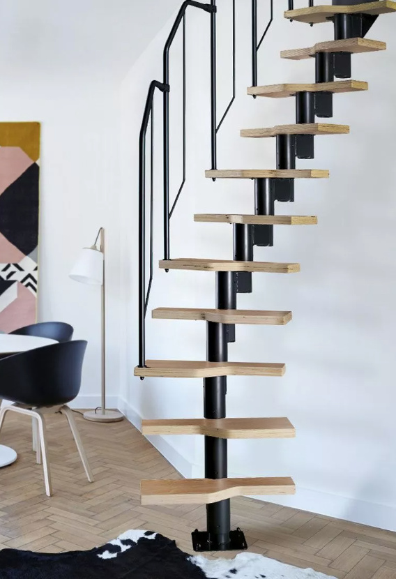 Scara mini modulara Atena Black Dolle - Unimat.ro