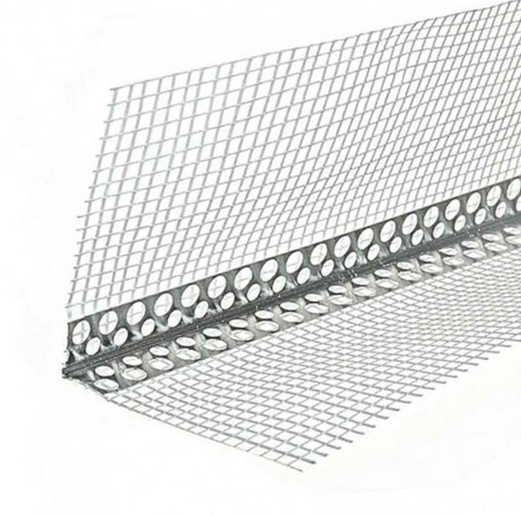 Profil colt cu plasa din aluminiu 100x100x2500mm - Unimat.ro