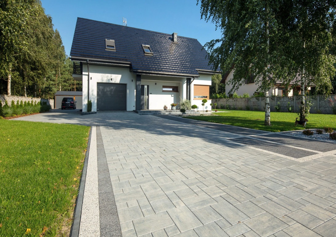 Pavaj Beton City Trio Combi 6cm grafit nuantat Elpreco - Unimat.ro