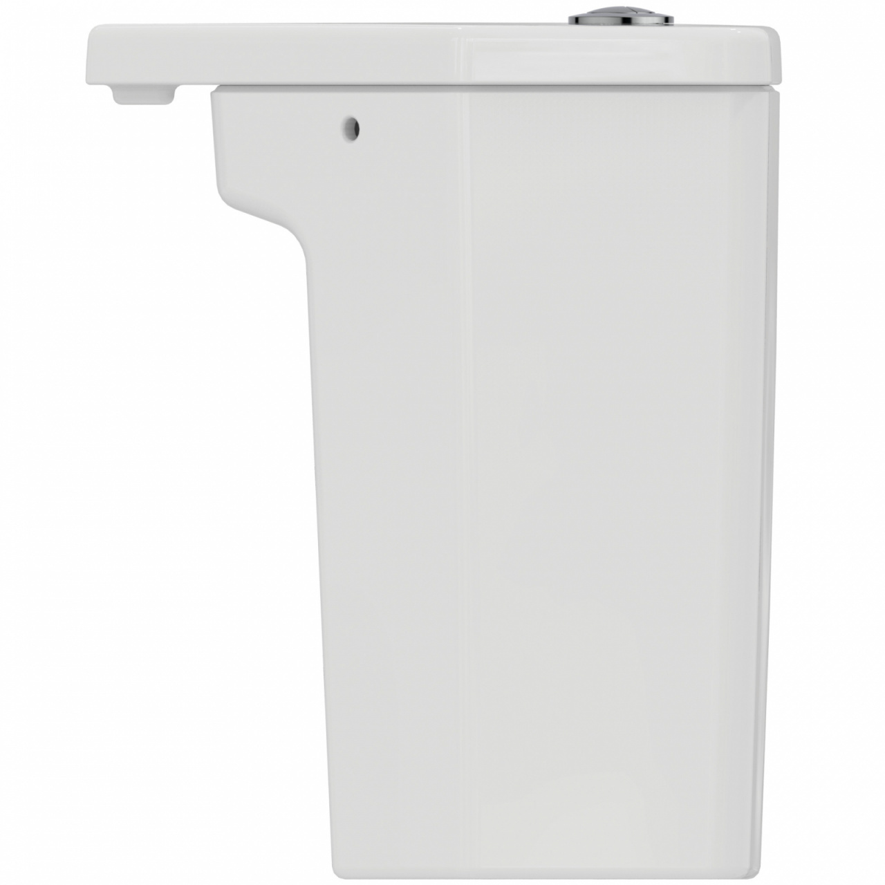 Rezervor wc i.Life S montare pe colt si alimentare inferioara alb ...