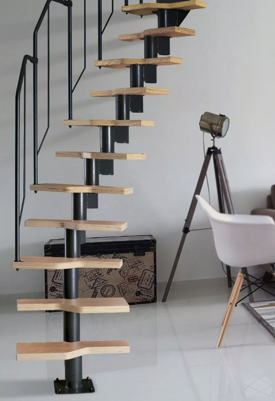 Scara mini modulara Atena Black Dolle - Unimat.ro