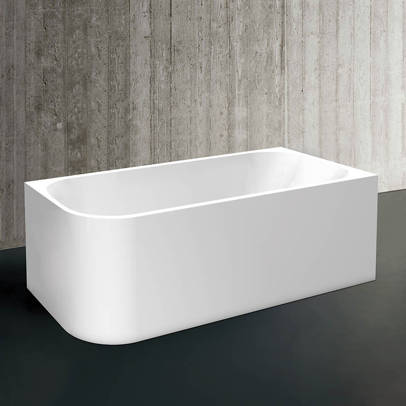 Cada freestanding Maugli, de colt dreapta, alb Florida - Unimat.ro