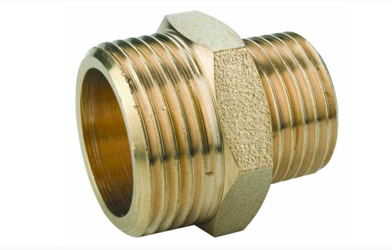 Niplu redus alama 1" x 1/2" filet exterior-exterior - Unimat.ro