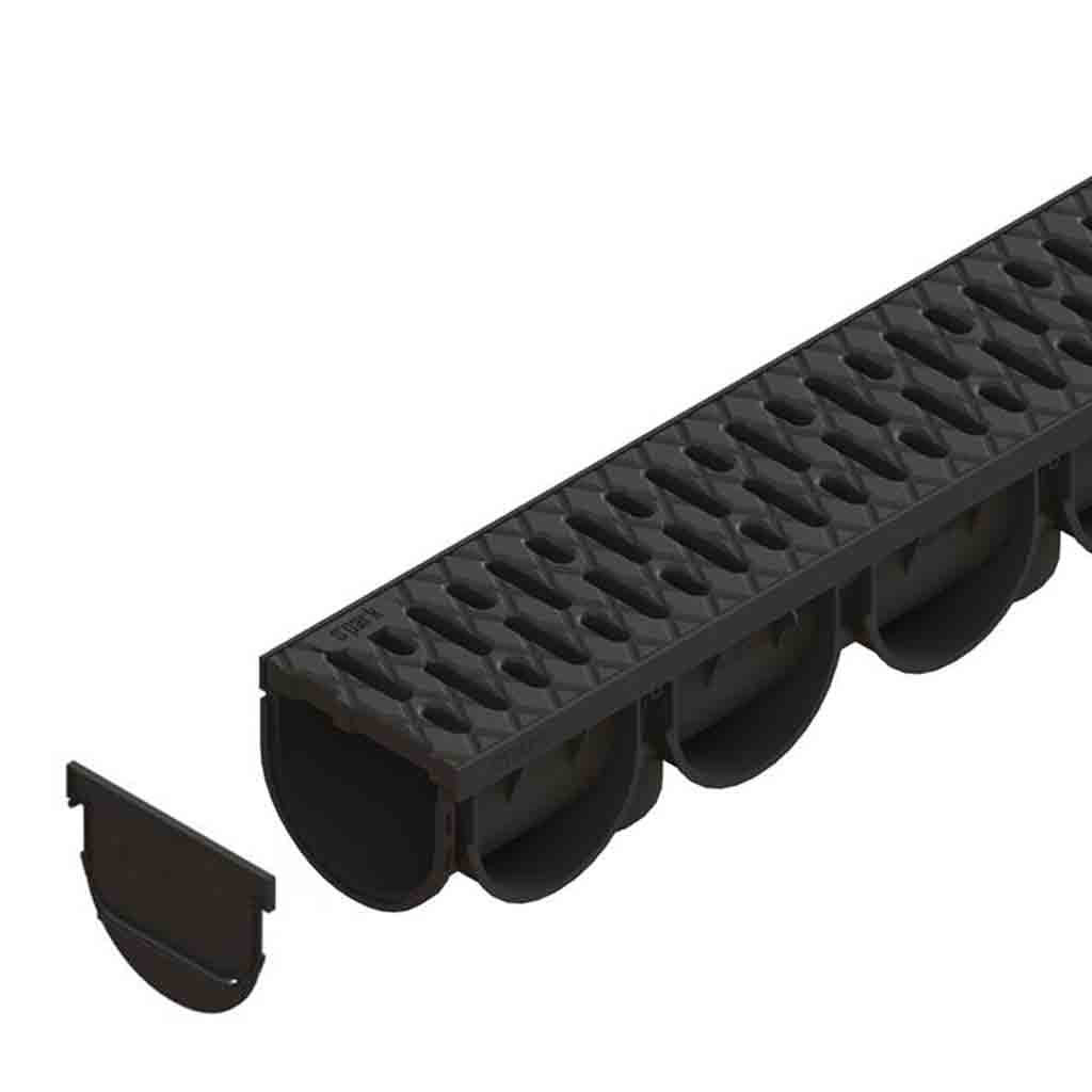 Rigole din polipropilena cu gratar din polipropilena A15 Vodaland ...