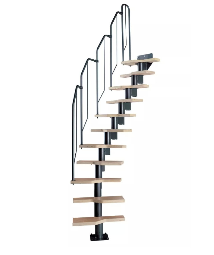 Scara mini modulara Atena Black Dolle - Unimat.ro