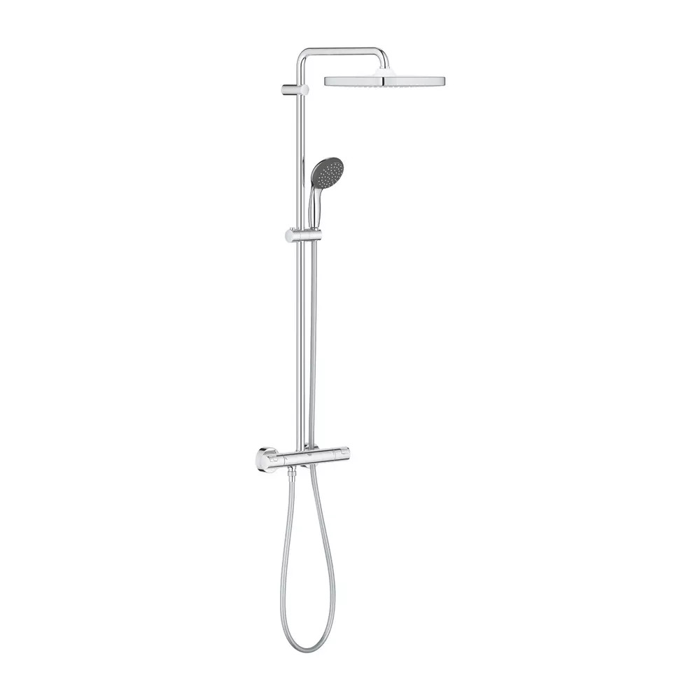 Sistem de dus Vitalio Cube 250 26696000, 1/2'', aparent, 250 mm ...