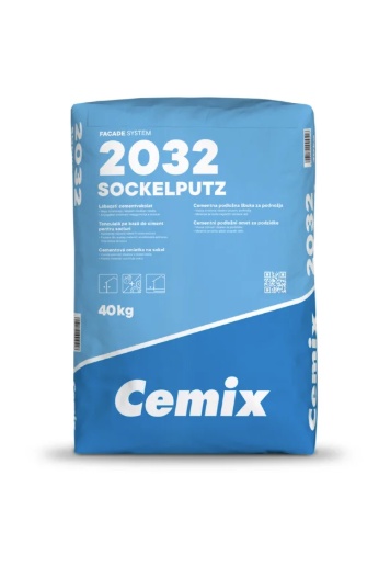 Mortar pentru tencuiala de soclu rezistenta la umezeala 40kg/sac 2032 ...