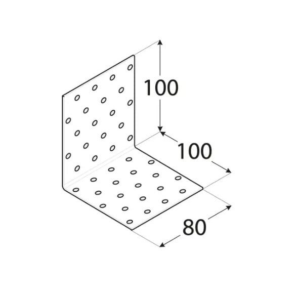 Coltar metalic perforat 4112 - Unimat.ro