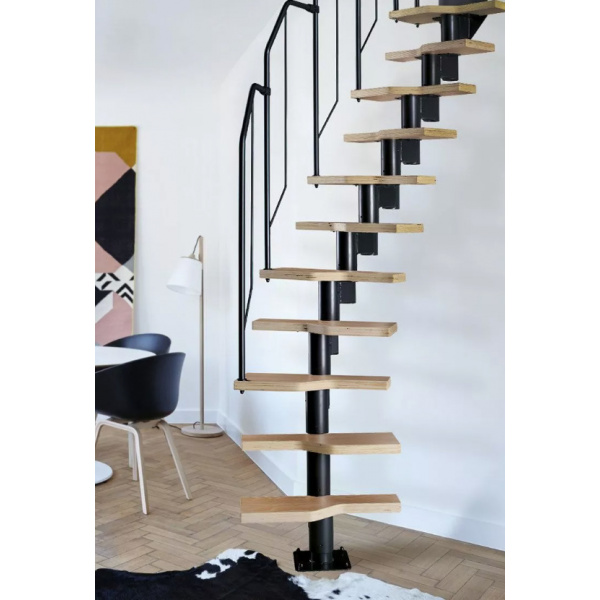 Scara mini modulara Atena Black Dolle - Unimat.ro
