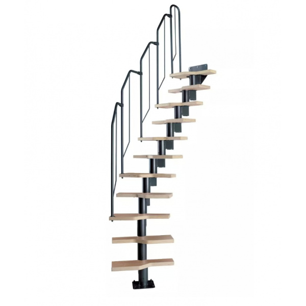 Scara mini modulara Atena Black Dolle - Unimat.ro