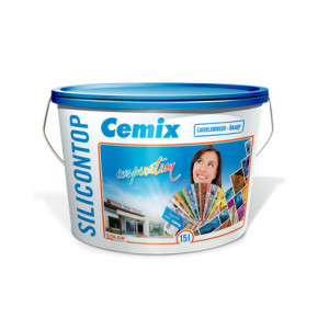Vopsea lavabila cu silicon pentru exterior 15l Cemix SiliconTOP - Unimat.ro