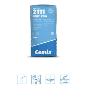 Mortar tinci fin de var-ciment armat cu fibre 25kg/sac 2111 RENTI FEIN ...