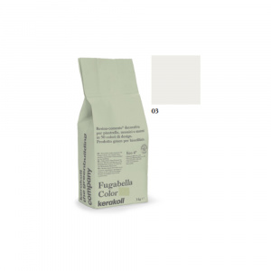 Chit de rosturi gresie/faianta ALB 03 3kg FUGABELLA COLOR KERAKOLL ...