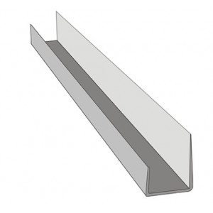 Profil PVC cant placă tip J alb 2.5m Knauf - Unimat.ro
