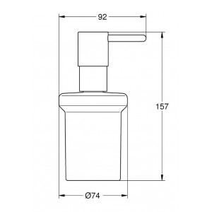Dozator ESSENTIALS fara suport 40394001 Grohe - Unimat.ro