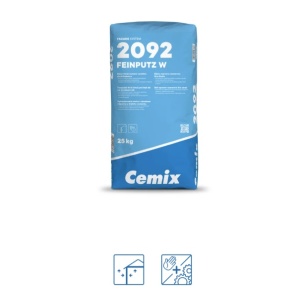 Mortar tinci pentru tencuieli fine exterior/interior, alb, 40kg/sac ...