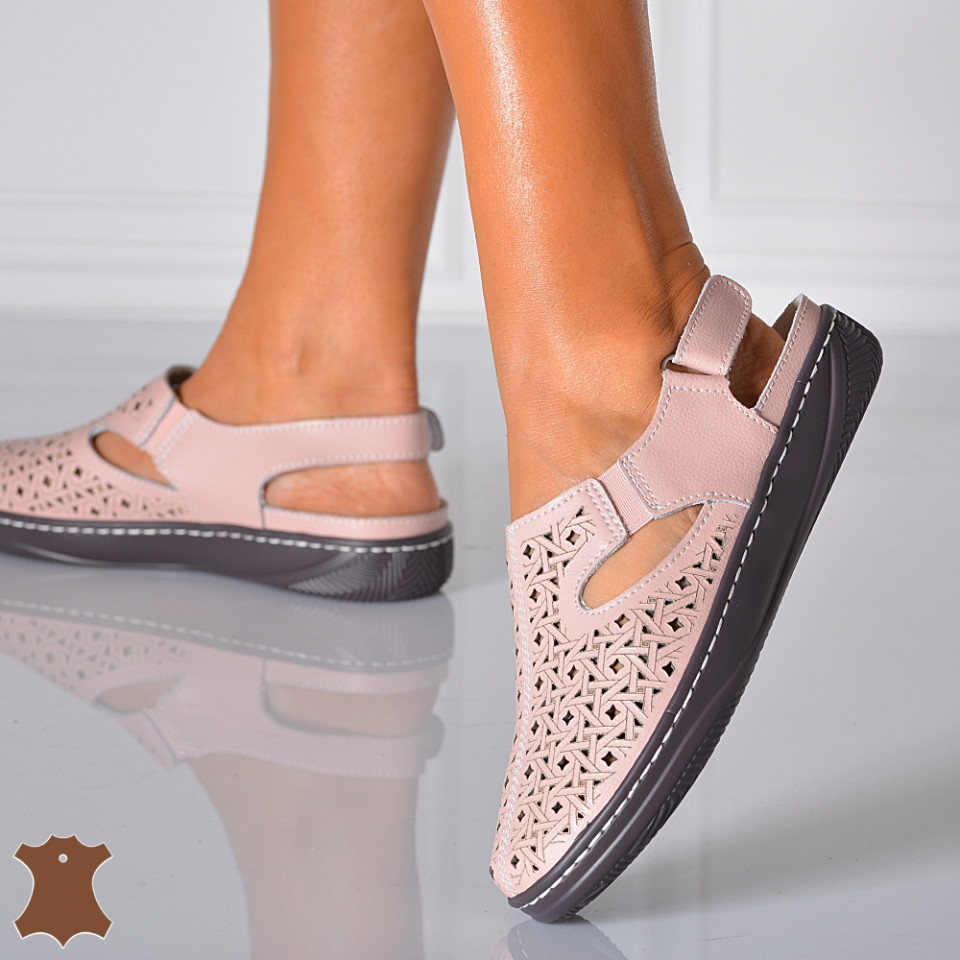 Sandale Dama Piele Naturala Patry Roz- Need 4 Shoes