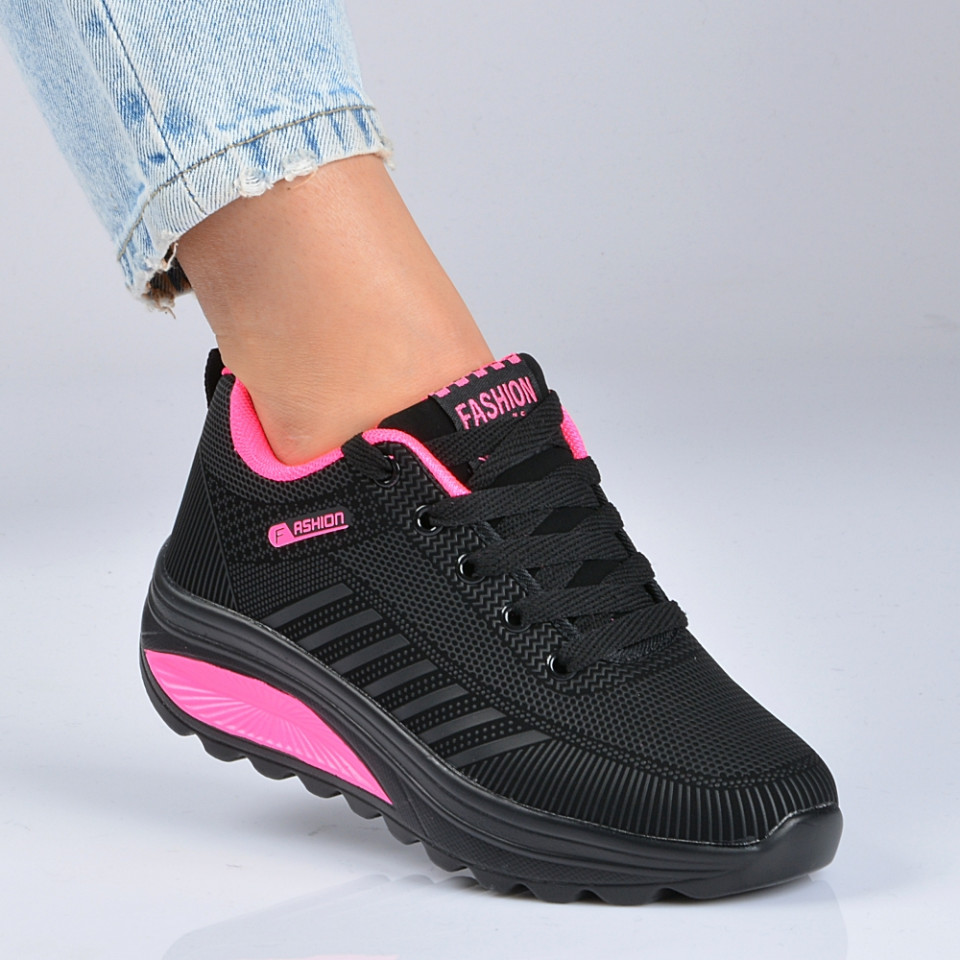 Adidasi Dama Zena 21 Negru/Roz- Need 4 Shoes