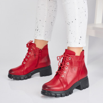 Ghete Dama Casual Casy 2 Rosii-Need 4 Shoes