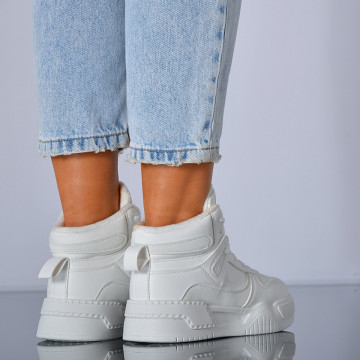 Adidasi Dama Imblaniti Medeea Albi- Need 4 Shoes