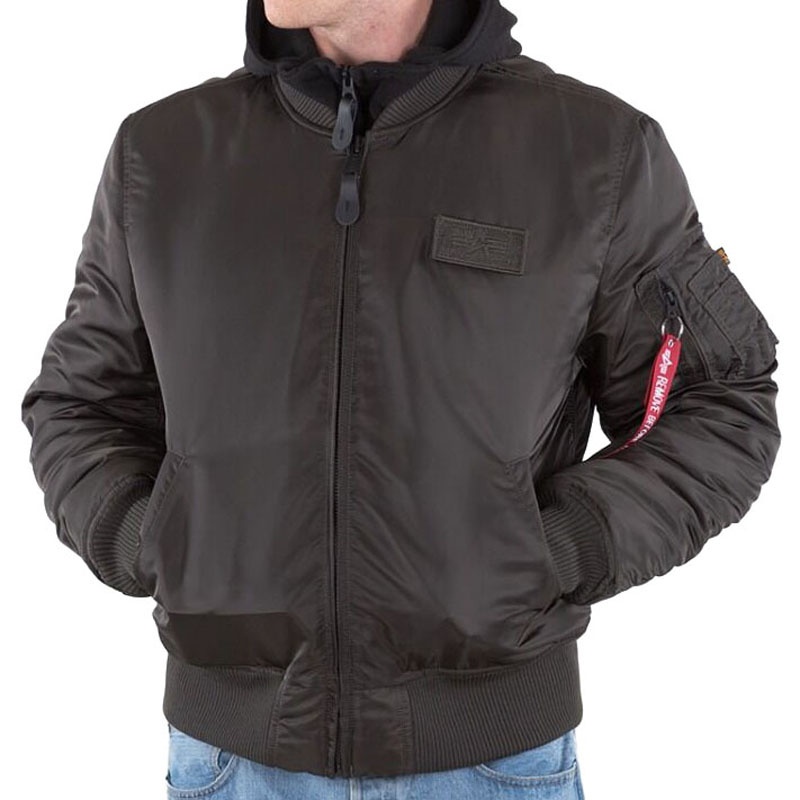 ALPHA INDUSTRIES MA1 DTEC JAKNA BLK OLIVE