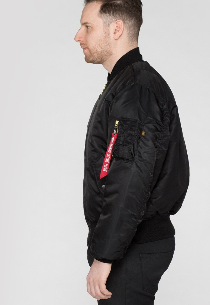 ALPHA INDUSTRIES MA1 JAKNA BLACK ALPHA INDUSTRIES MA1 JAKNA BLACK